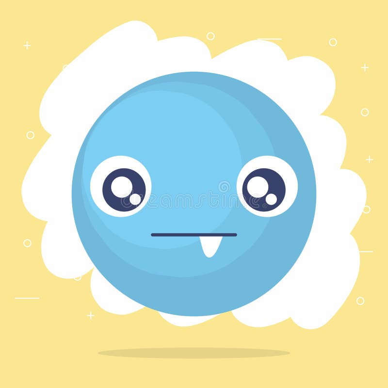 Emoticon Face with Crazy Teeth Stock Vector - Illustration of anxiety ...