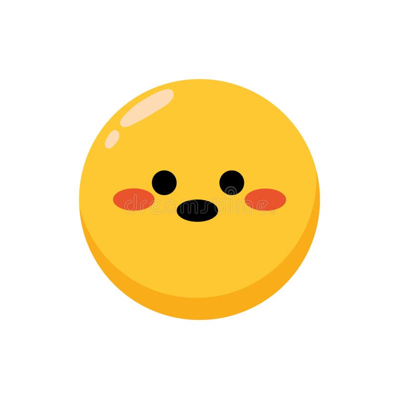 Emoticon face cute stock vector. Illustration of cute - 295006662