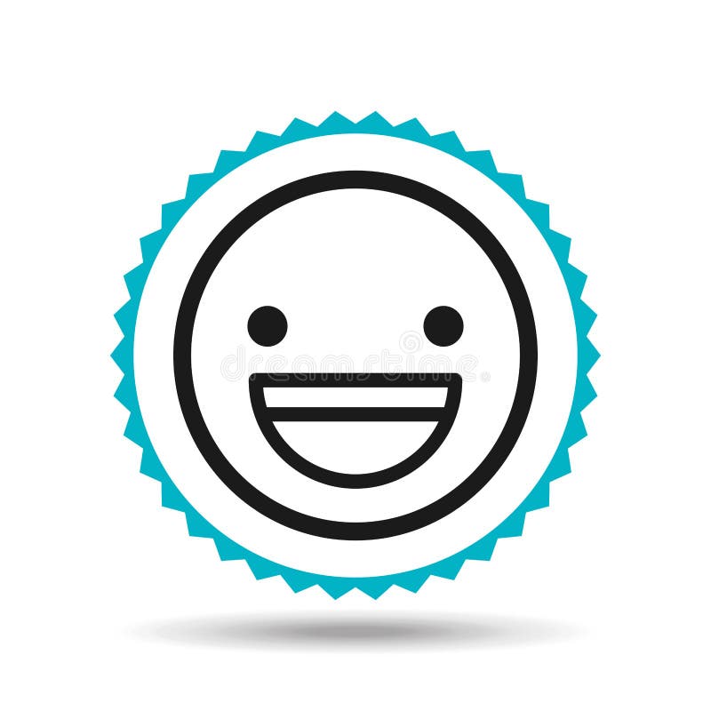 Emoticon face design stock illustration. Illustration of emotion - 71528413