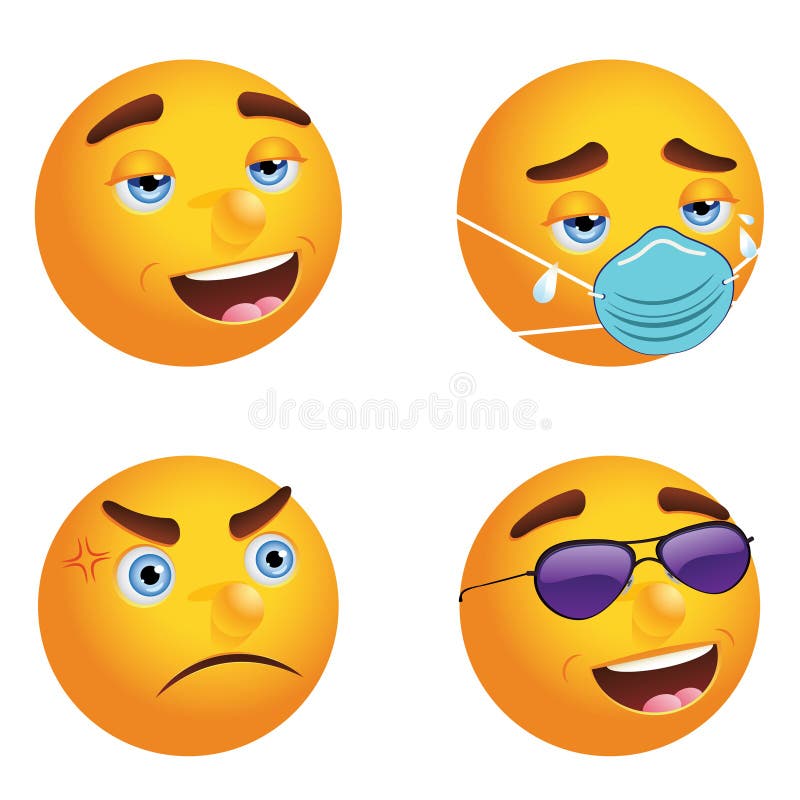 Expressional Faces Stock Illustrations – 4 Expressional Faces Stock ...