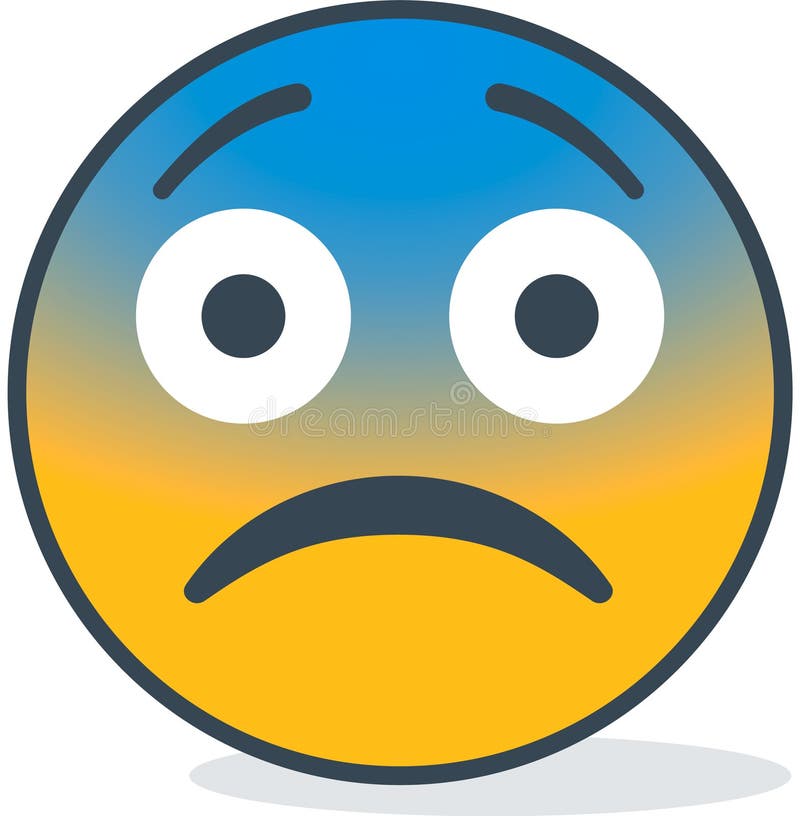 Emoticon Frio Isolado Emoticon Isolado Ilustração do Vetor - Ilustração ...