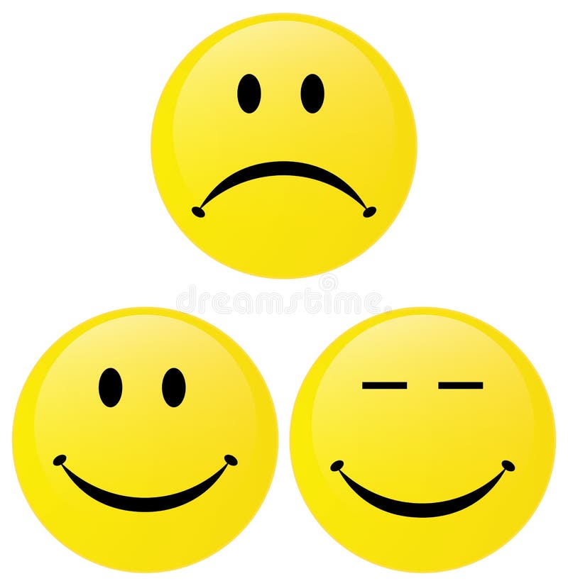 Emoticon group stock illustration. Illustration of emotion - 7416699
