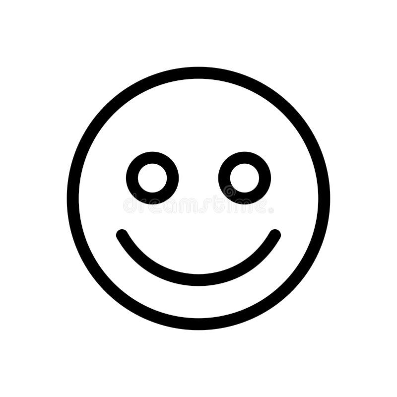 Emoticon Happy Smile Design Trendy Stock Vector - Illustration of ...