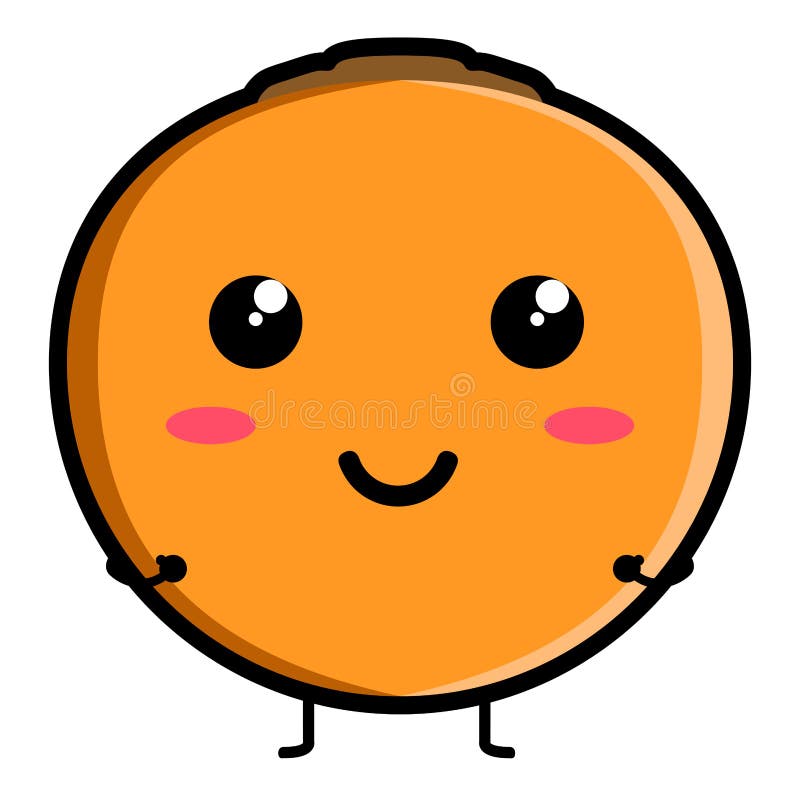 Emoticon lindo del lulo ilustración del vector. Ilustración de fruta ...