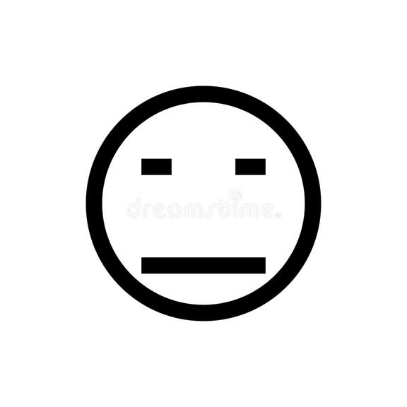 Loser Emoticon Line Icon stock vector. Illustration of vector - 288567287