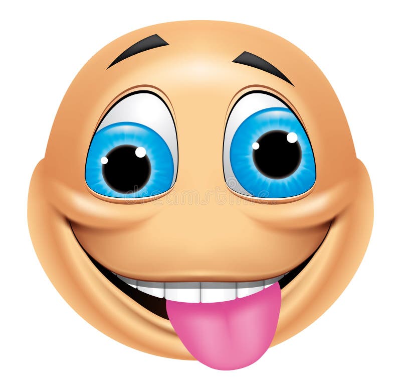 Emoticon loco stock de ilustración. Ilustración de icono - 37935158