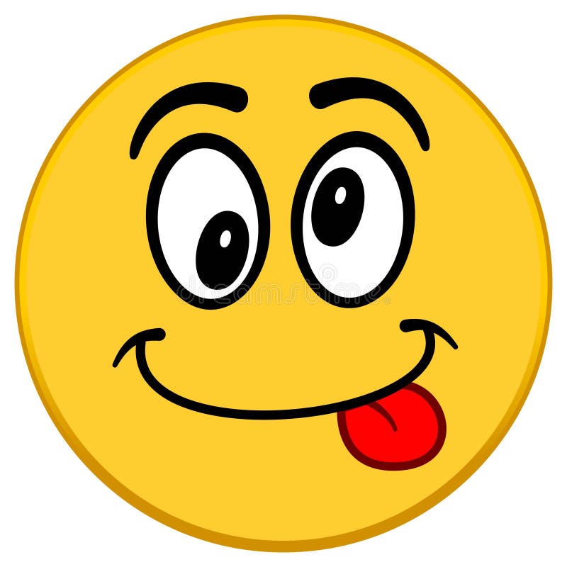 Emoticon loco ilustración del vector. Ilustración de loco - 93701597