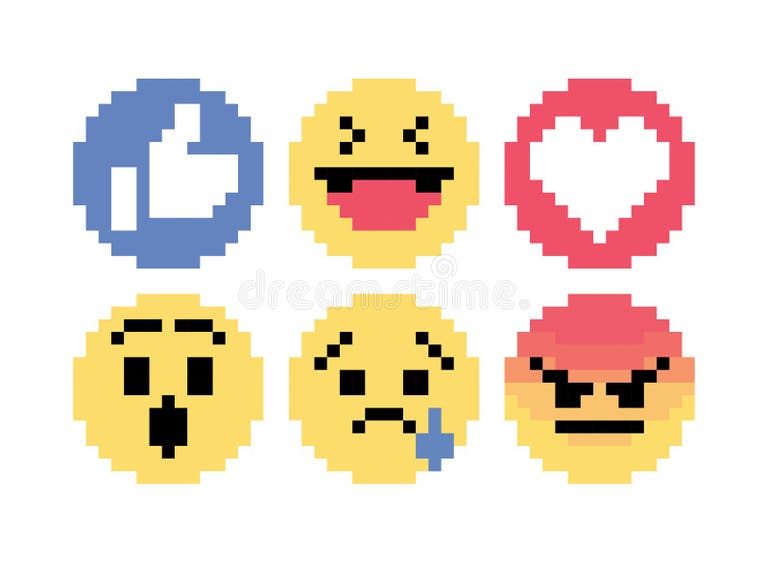 Sticker Set Pixel Art Stock Illustrations – 2,183 Sticker Set Pixel Art ...