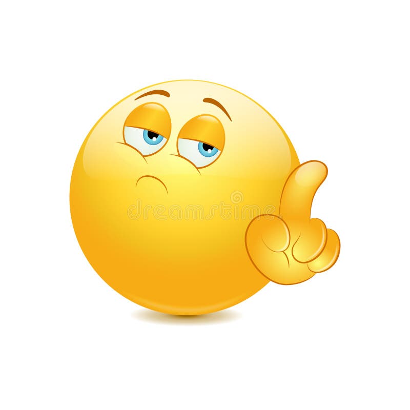 Saying Finger Stock Illustrations – 647 Saying Finger Stock ...