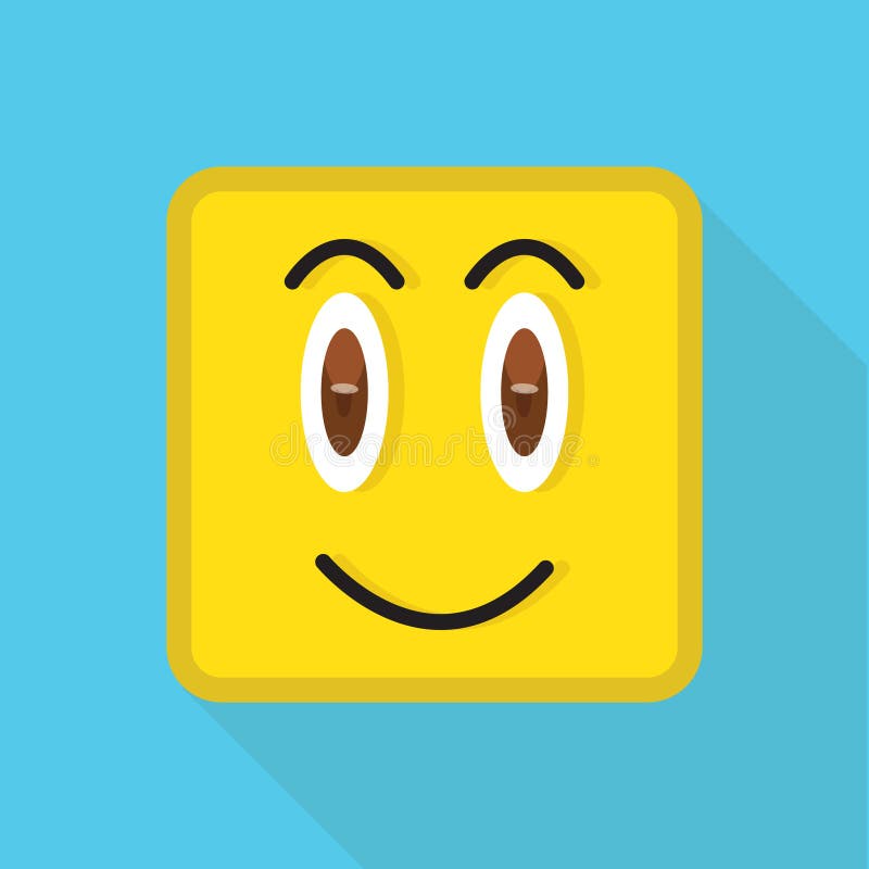 Emoticon Smiling. Vector Illustration Decorative Design Stock Vector ...