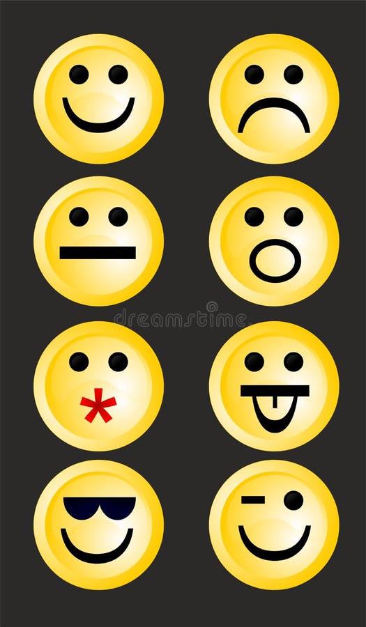 Emoticon Soddisfatto Illustrazioni, Vettoriali E Clipart Stock – (934 ...