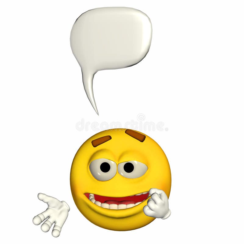 Emoticon - Shh stock abbildung. Illustration von vertrauen - 22756645