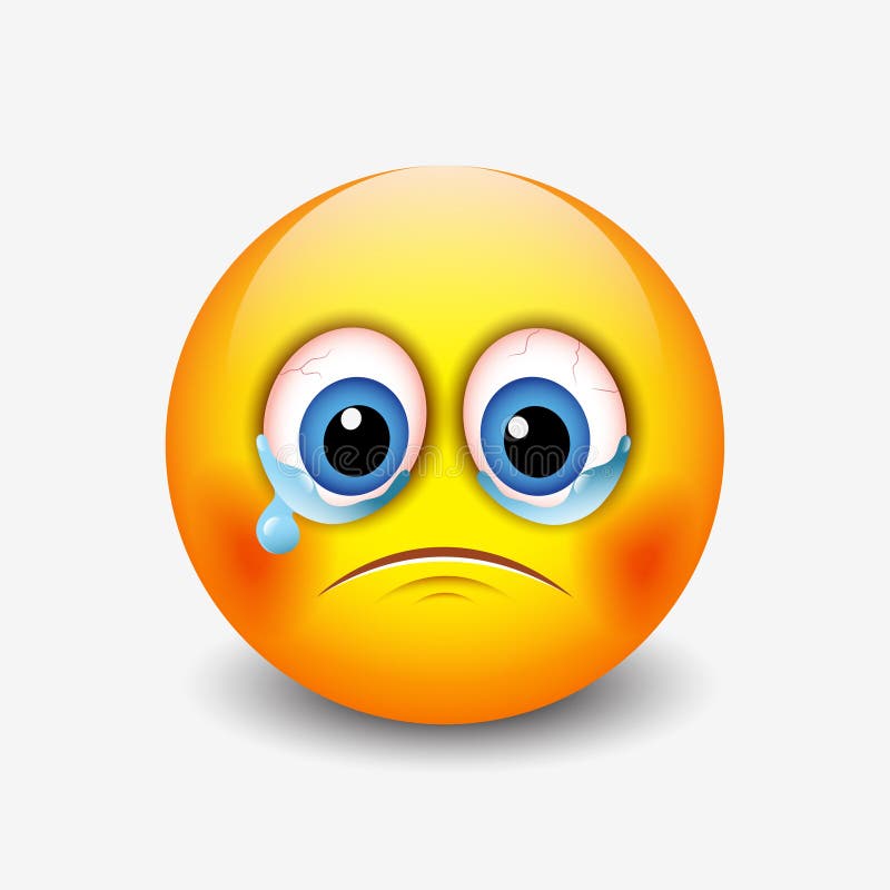 Emoji Faccina Triste Emoji Triste Do Emoticon Ilustrações, Vetores E