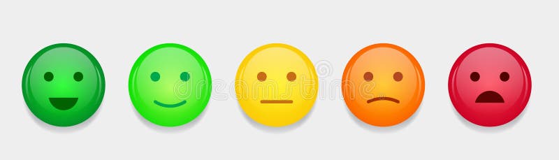 "Emoticon Vector Design - Elevate User Experience with Diverse Feedback ...