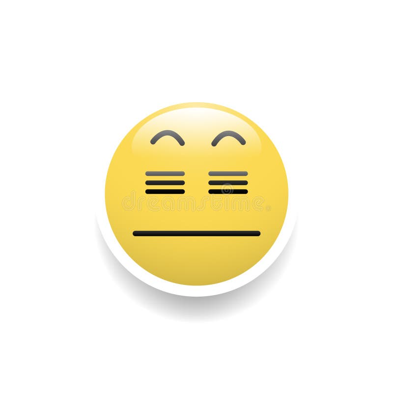 Slaperige emoticon stock illustratie. Illustration of geluk - 11634841