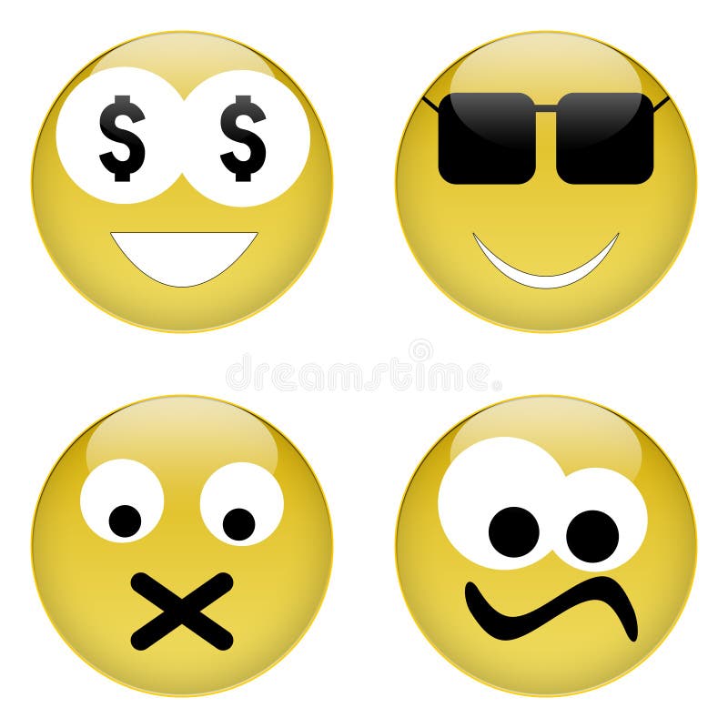 Four Emoticons- 6 stock illustration. Illustration of anger - 1286287 Four Emoticons- 6 stock illustration. Illustration of anger - 1286287