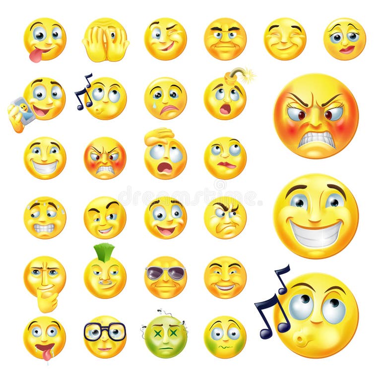 Original Emoticons Stock Illustrations – 283 Original Emoticons Stock ...