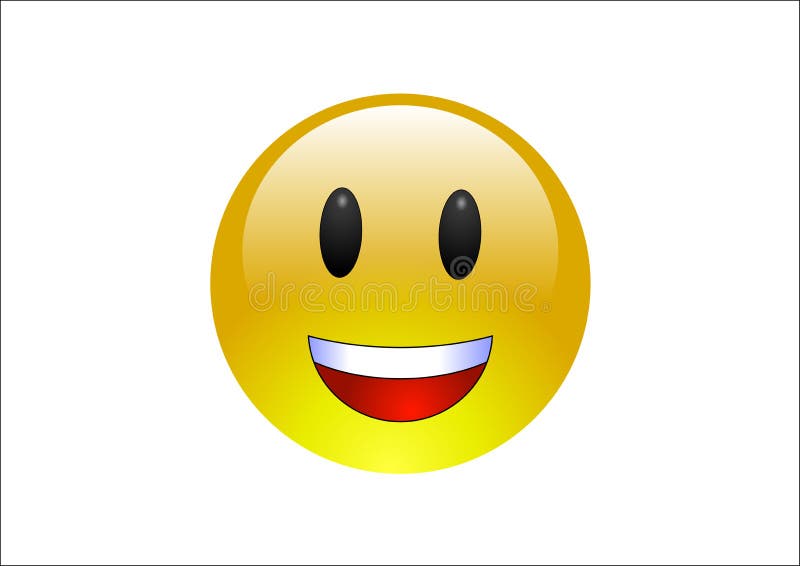 Emoticons Del Aqua - Risata 2 Illustrazione di Stock - Illustrazione di ...