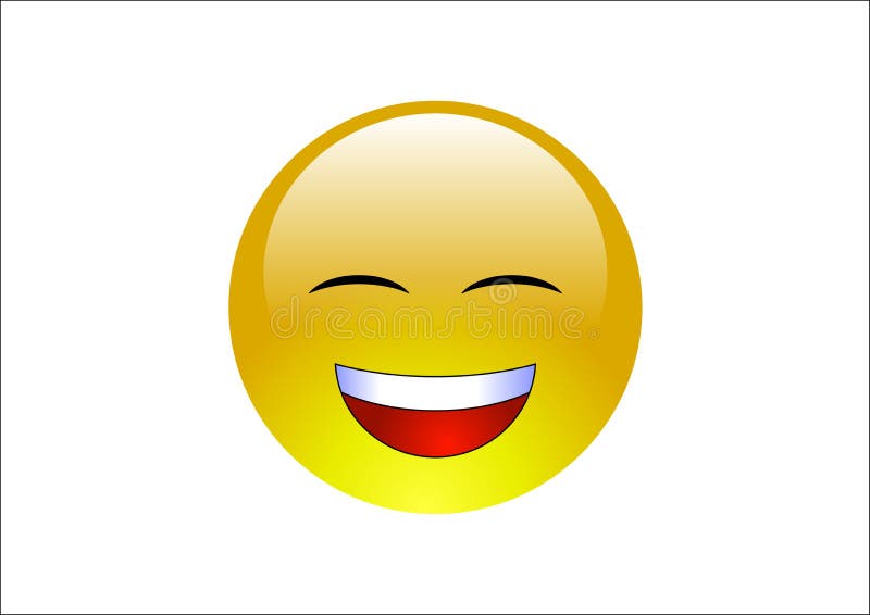 Emoticons Del Aqua - Risata Illustrazione di Stock - Illustrazione di ...