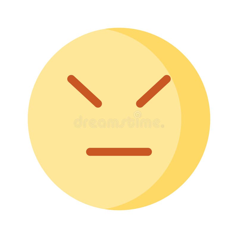 Emoticons Face with Straight Mouth Line and Closed Eyes Icon Stock Vector - Illustration of face ...