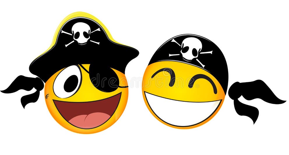 Pirate Smiley Stock Illustrations – 855 Pirate Smiley Stock ...