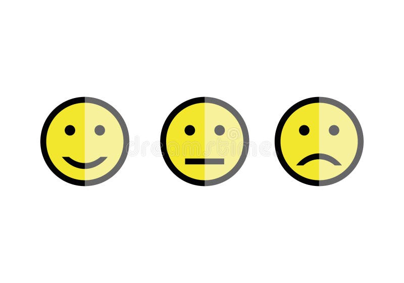 Emoticons, vector. stock vector. Illustration of yellow - 253492681