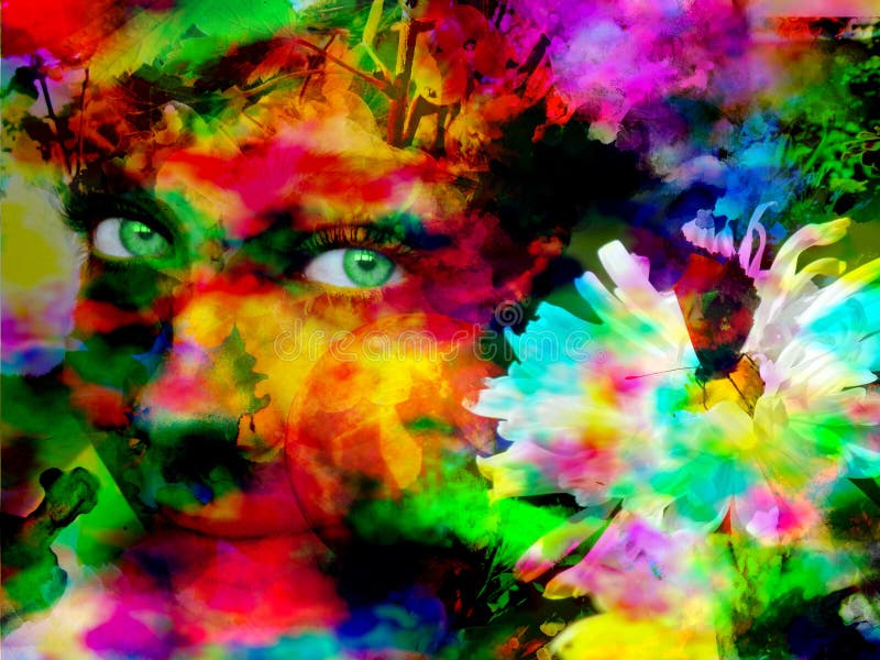 Emotion in color stock image. Image of concepts, paint - 27869267