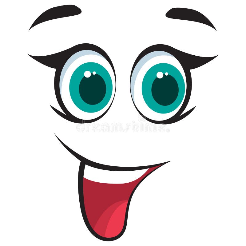 Emotion of joy stock illustration. Illustration of character - 183425936