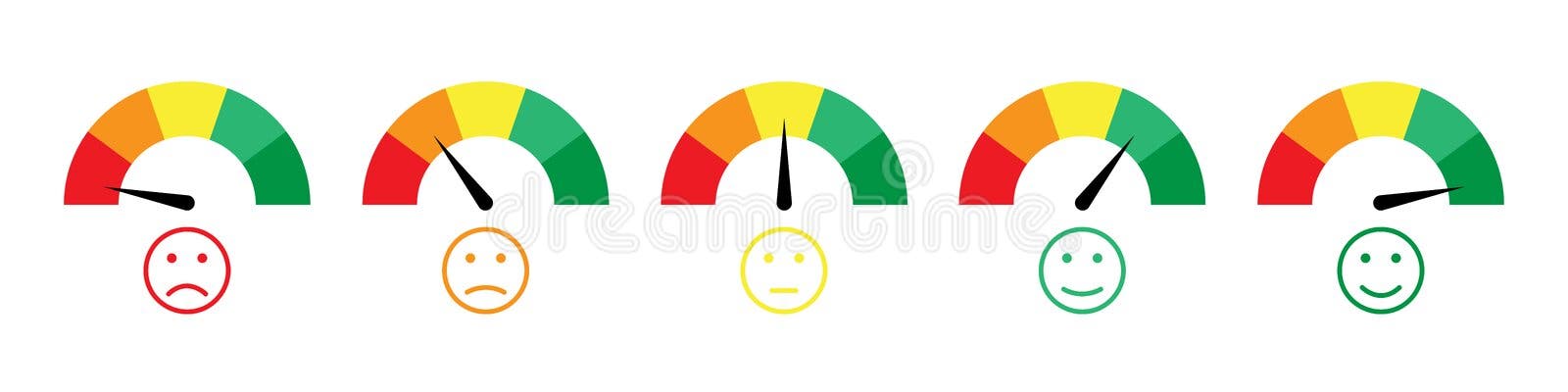 Car Dashboard. Car Speedometer Icon Set. RPM KMPH Icons Stock Vector ...