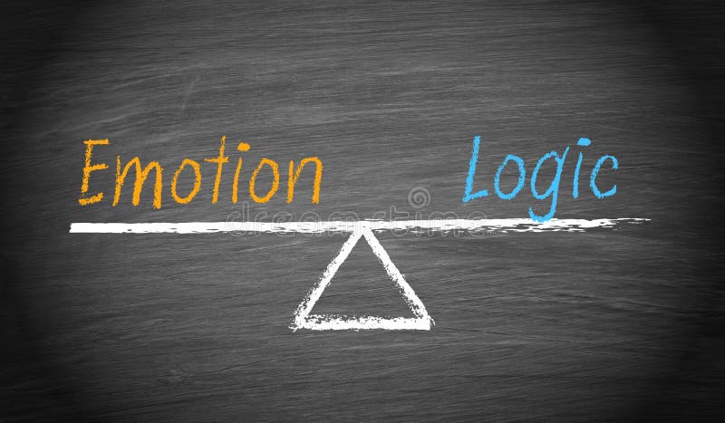 Reason emotion stock illustration. Illustration of creative - 62410853