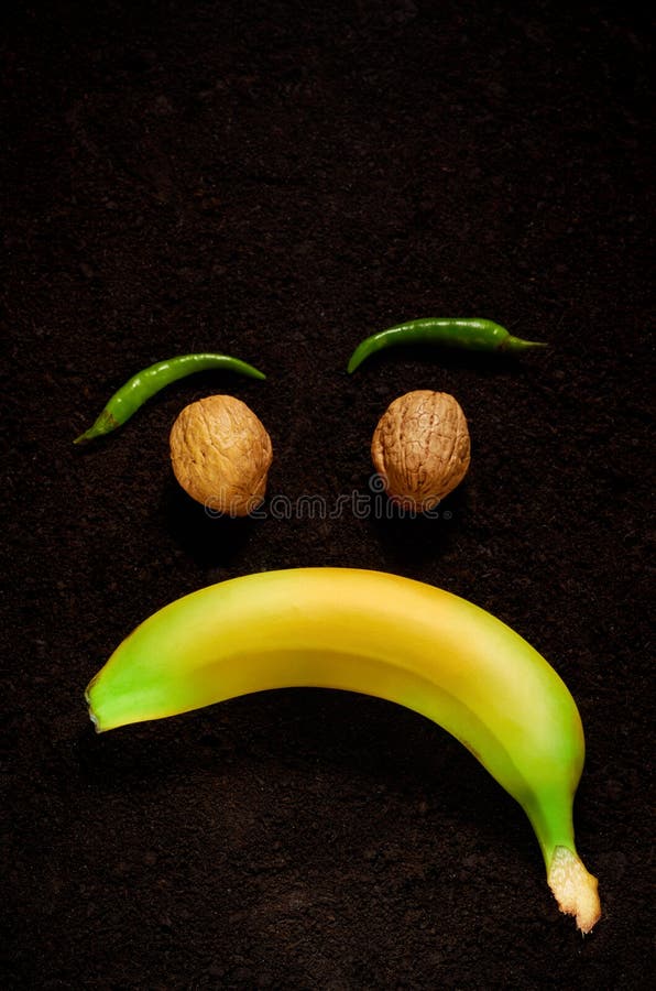 Emotion of Sadness through the Use of Organic Products Stock Image ...
