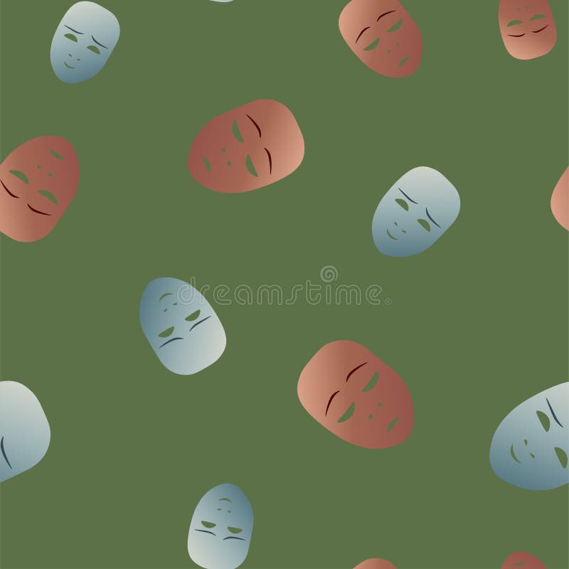 Silver Theatrical Masks Stock Illustrations – 202 Silver Theatrical ...