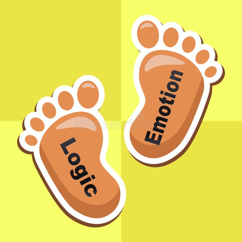 Emotion Vs Logic Light Depicts the Logical Compared with Emotional Mind ...