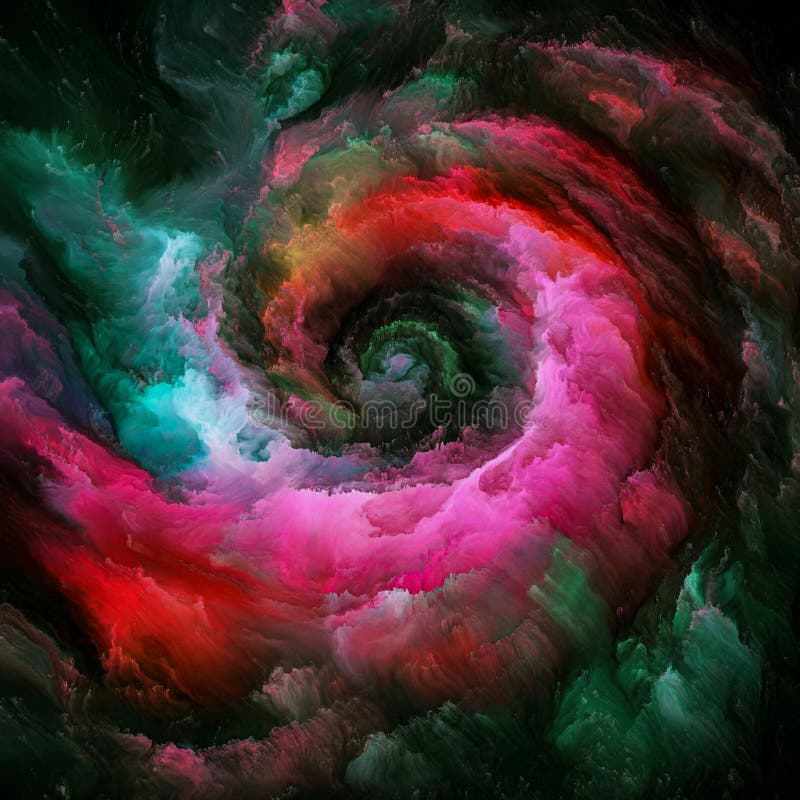 Emotion of Vibrant Colors stock illustration. Illustration of enigmatic ...