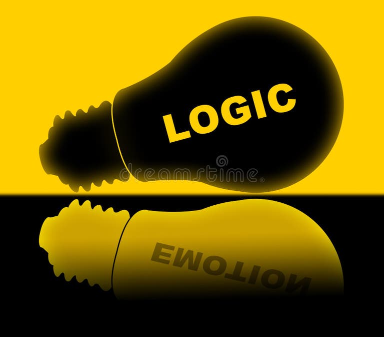 Emotion Vs Logic Light Depicts the Logical Compared with Emotional Mind ...