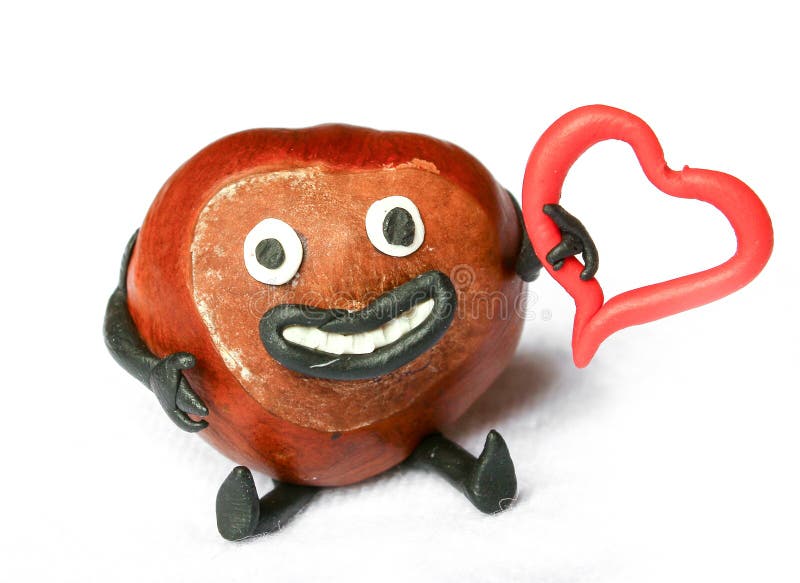 Emotional chestnut stock image. Image of october, white - 62096723