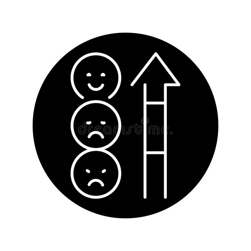 Emotional Control Color Line Icon. Human Behavior Stock Vector ...