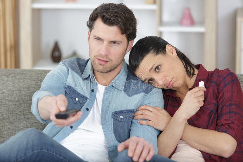 Couple Snuggle Movie Stock Photos - Free & Royalty-Free Stock Photos ...