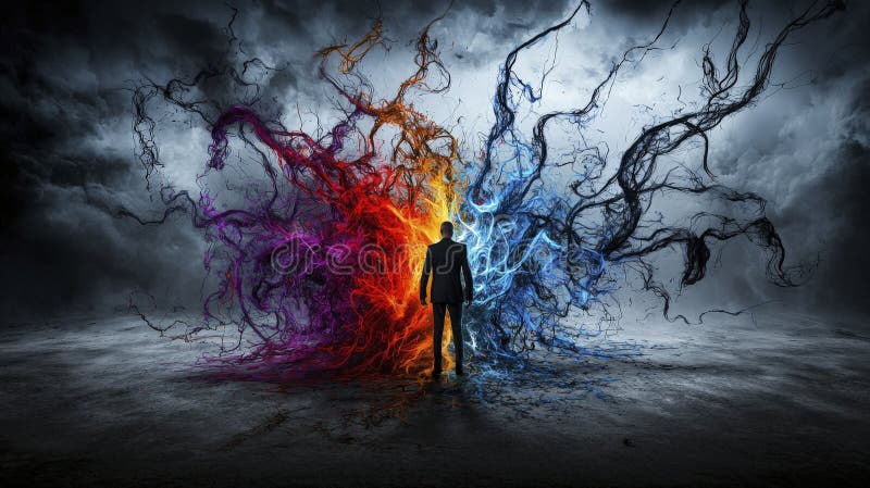 Emotional Expression through Rhythmic Tremors Abstract Art Digital ...