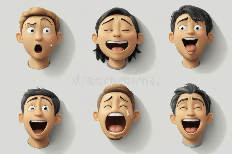 Emotional Expressions Captured in a Vibrant Emoji Pack for User ...