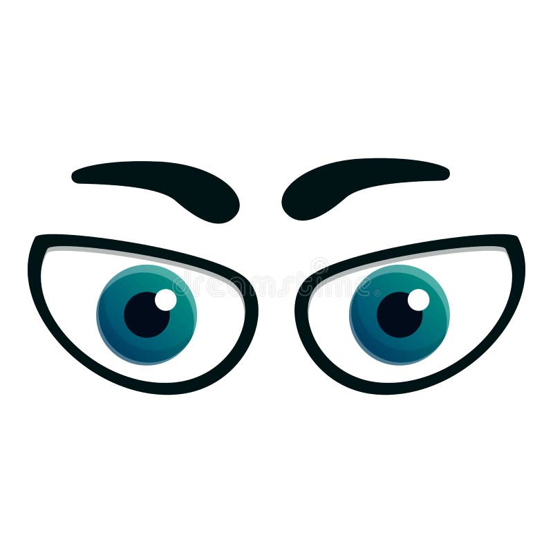 Scared Eyes Icon, Cartoon Style Stock Vector - Illustration of cute ... Scared Eyes Icon, Cartoon Style Stock Vector - Illustration of cute ...