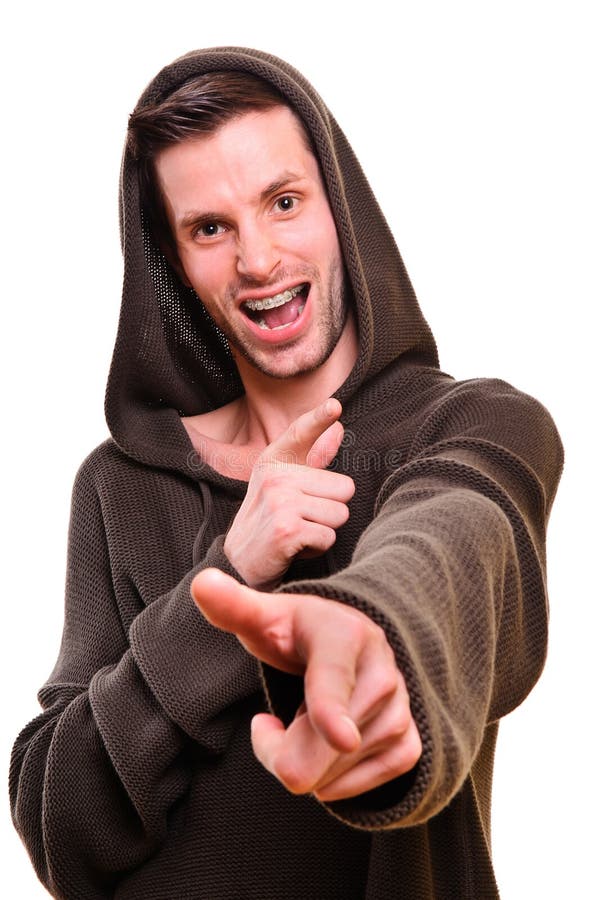 Emotional happy man stock image. Image of face, gesture - 24461181