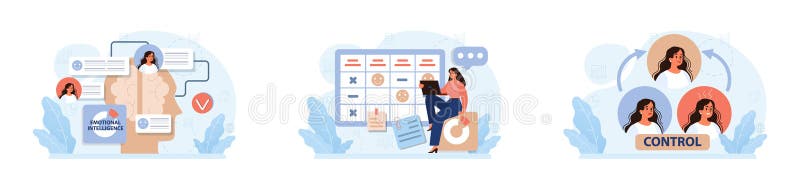 Emotional Intelligence Set. Emotion Balance and Control Skill. EQ ...