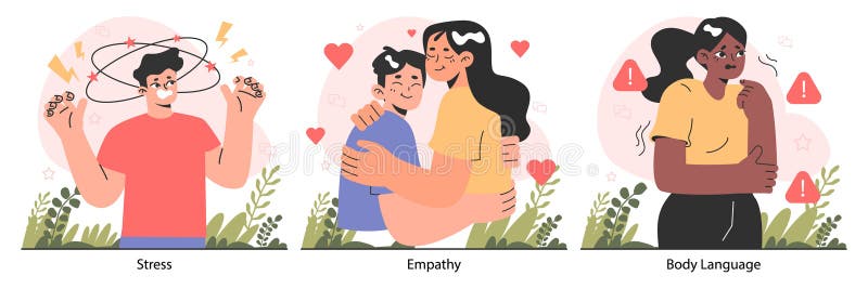 Emotional Intelligence Set. Emotions Awareness and Self-control Skill ...