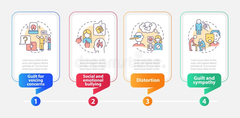Emotional Manipulation Strategies Rectangle Infographic Template Stock ...
