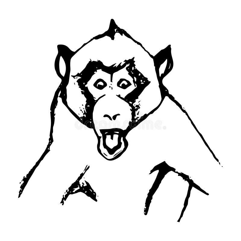 Emotional Monkey Abstraction 0 Stock Illustrations – 2 Emotional Monkey ...