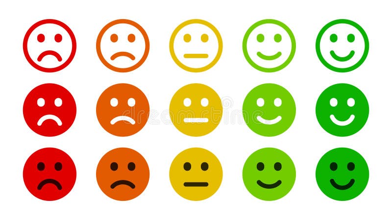 Emotional Mood Scale Emoji. Customer Satisfaction Indicator Emoticons ... Emotional Mood Scale Emoji. Customer Satisfaction Indicator Emoticons ...