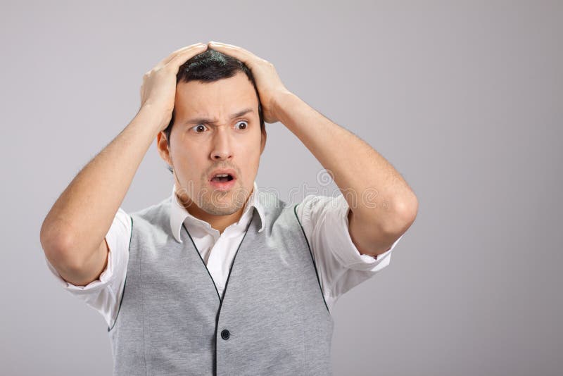 Embarrassed Young Man Feels Insecure Stock Image - Image of fear ... Embarrassed Young Man Feels Insecure Stock Image - Image of fear ...