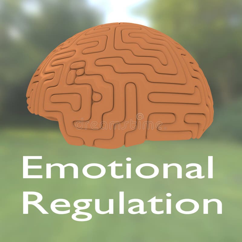 Emotional Regulation Concept Stock Illustration - Illustration of ...