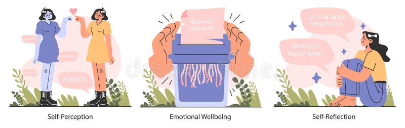 Self Regulation Concept. Flat Vector Illustration Stock Vector ...